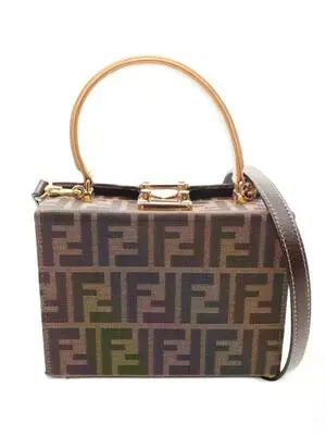 Fendi 2000s Zucca Mini Shoulder Bag - Brown