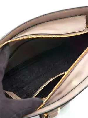 Prada 2010s Saffiano Leather Tote Bag - Neutrals