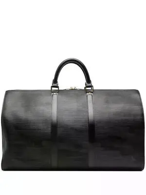 LOUIS VUITTON 1992 Epi Keepall 50 Travel Bag - Black