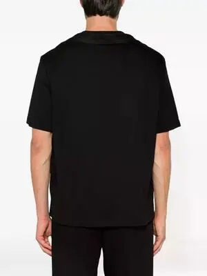 LOW BRAND Ribbed-trim T-shirt