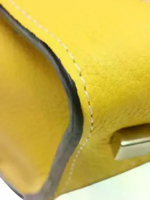 Celine 2010s Luggage Mini Shopper Tote Bag - Yellow
