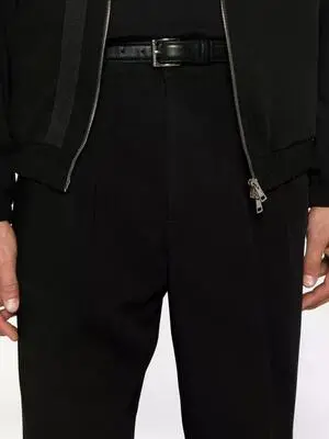 LOW BRAND Zeta Pleated Straight-leg Trousers