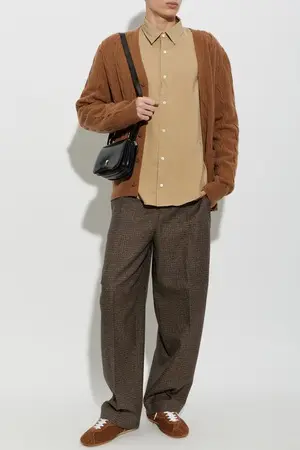 AMI Paris Wool Cardigan With Pockets