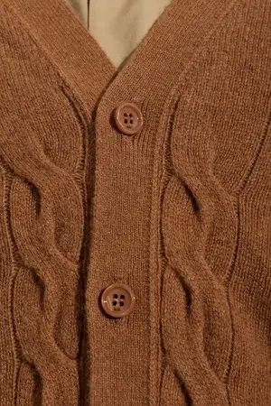 AMI Paris Wool Cardigan With Pockets