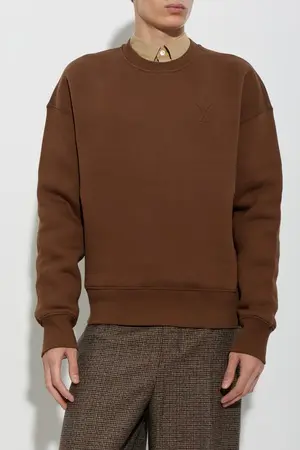 AMI Paris Cotton Crewneck Sweatshirt
