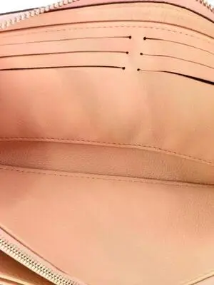 LOUIS VUITTON Zippy Wallet Mahina Leather Small Wallets