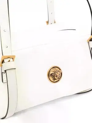 Versace Emblème Shoulder Bag - White