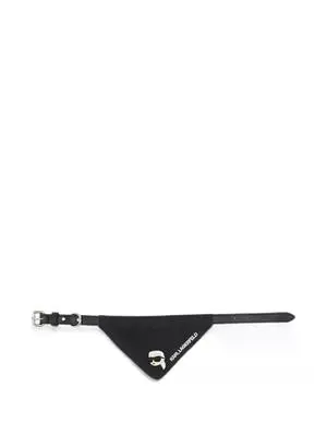 Karl Lagerfeld Ikonik Embroidered Dog Bandana - Black