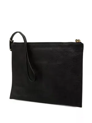 Balenciaga 2015 Goatskin Metallic Edge Papier Wristlet Clutch Bag