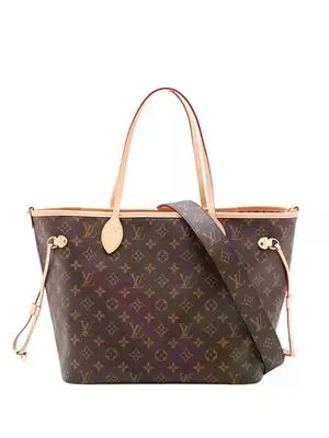 LOUIS VUITTON 2021-2026 Monogram Neverfull Inside Out Mm Tote Bag - Brown