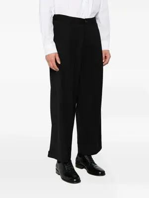 Isabel Benenato Buttoned-cuff Pleated Trousers