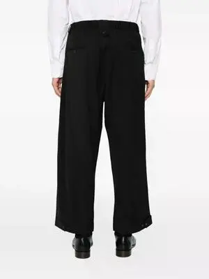 Isabel Benenato Buttoned-cuff Pleated Trousers