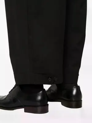 Isabel Benenato Buttoned-cuff Pleated Trousers