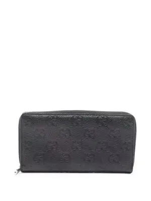 Gucci 2010s Imprint Zip-around Wallet