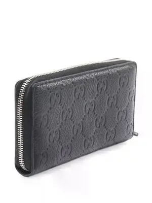 Gucci 2010s Imprint Zip-around Wallet