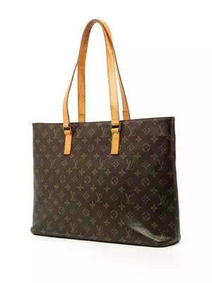 LOUIS VUITTON 2002 Monogram Luco Tote Bag - Brown