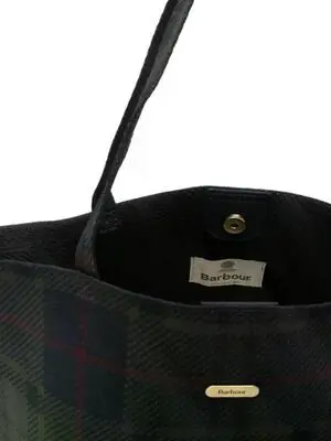 Barbour Tartan Tote Bag