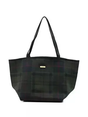Barbour Tartan Tote Bag