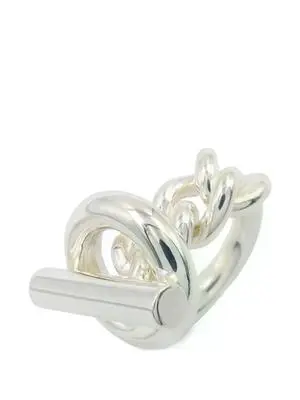 Hermès 2010s Croisette Gm Ring - Silver