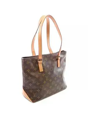 LOUIS VUITTON 2002 Cabas Piano Monogram Canvas Tote Bag