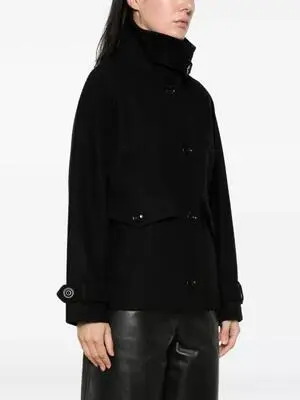 SESSUN High-neck Button-up Oversized Jacket