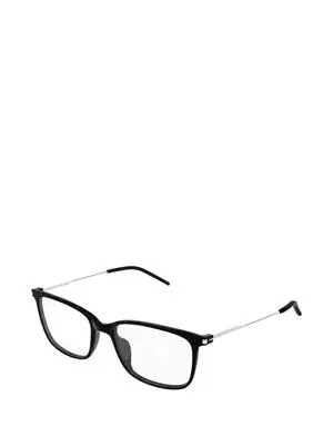 Saint Laurent Rectangle-frame Glasses - Black