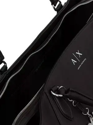 Armani Exchange Logo-print Detachable-strap Tote Bag