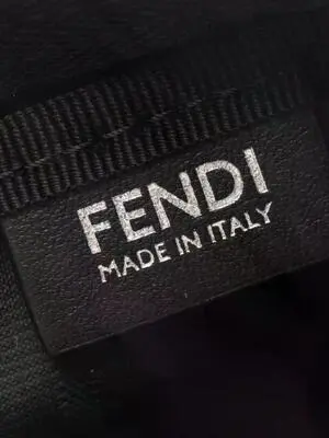 Fendi 2020s Zucca Pouch - Black