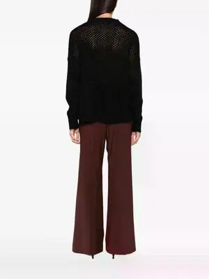 Antonelli Firenze Brembana Open-knit Crew-neck Sweater