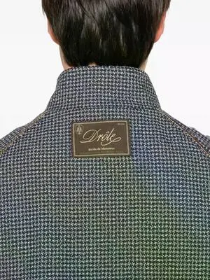 Drole De Monsieur Houndstooth-patterned Jacket