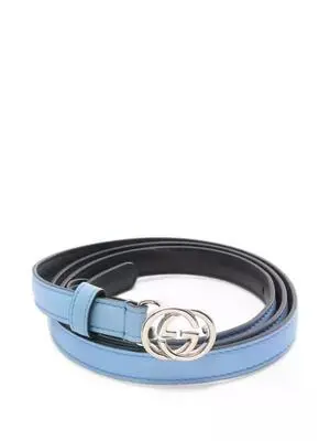 Gucci 2010s Interlocking G Belt - Blue