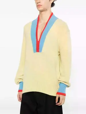 JW Anderson Colour-block V-neck Sweater