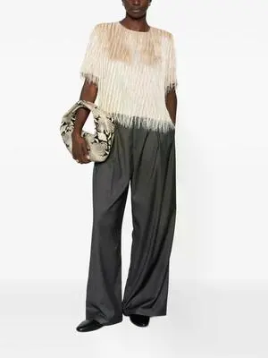 PHILIA LOFT Fringe-detail Blouse