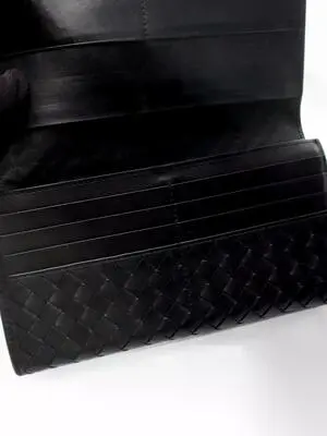 Bottega Veneta 2000s Intrecciato Leather Wallet