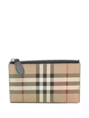 Burberry 2020s Vintage Check Coin Purse - Neutrals