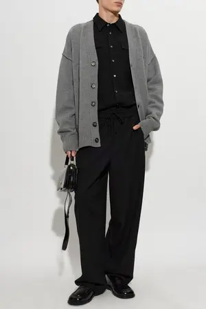 AMI Paris Straight-leg Wool Trousers