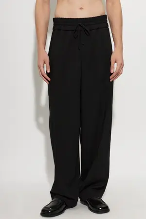 AMI Paris Straight-leg Wool Trousers