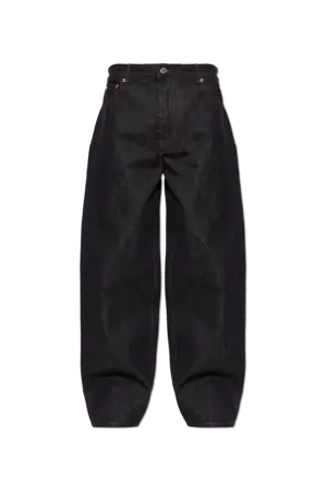 AMI Paris Straight-leg Jeans - Navy Blue