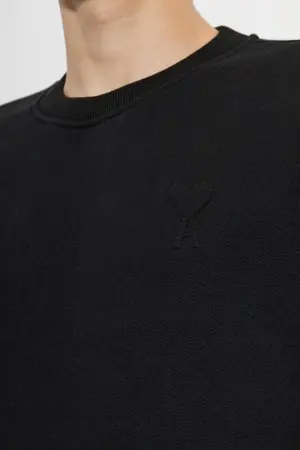 AMI Paris Cotton Sweatshirt With Logo