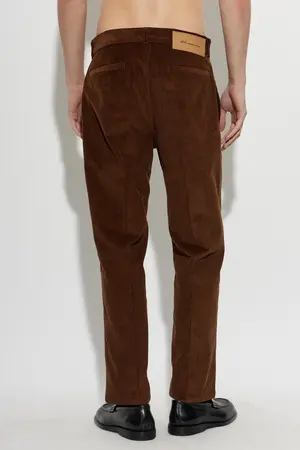AMI Paris Straight-leg Corduroy Trousers