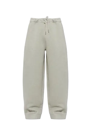 AMI Paris Straight-leg Sweatpants - Grey