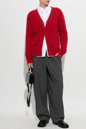 AMI Paris Cotton Shirt With Embroidered Logo