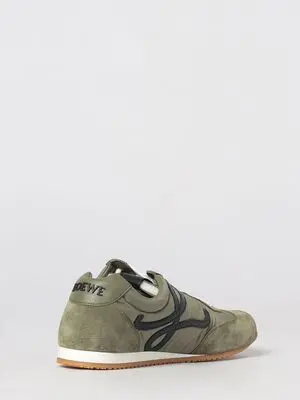 Loewe Ballet Runner 2.0 Nylon And Suede Sneakers With Applied Logo
