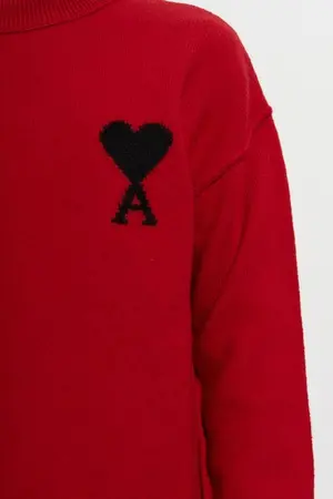 AMI Paris Wool Crew Neck Sweater