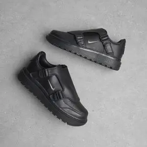Nike Air Force 1 Luxe Sneaker - Black/silver/anthracite