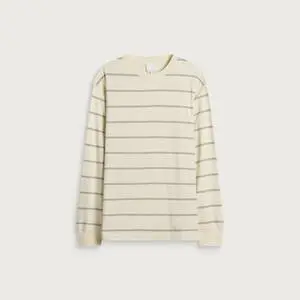 A.p.c. Hugo Stripe Long Sleeve T-shirt - Ecru