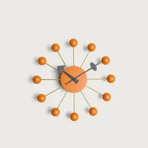 VITRA George Nelson Ball Wall Clock - Orange