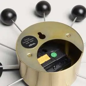 VITRA George Nelson Ball Wall Clock - Black/brass