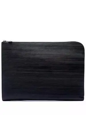 LOUIS VUITTON 2020 Epi Pochette Jour Gm Clutch Bag - Black