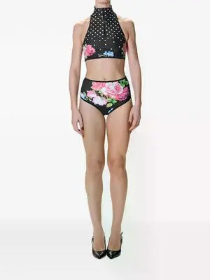 Moschino Floral Polka-dot Bikini